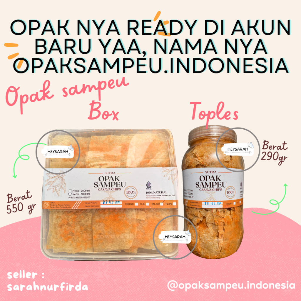 Jual OPAK SAMPEU SUTRA INDONESIA | Shopee Indonesia