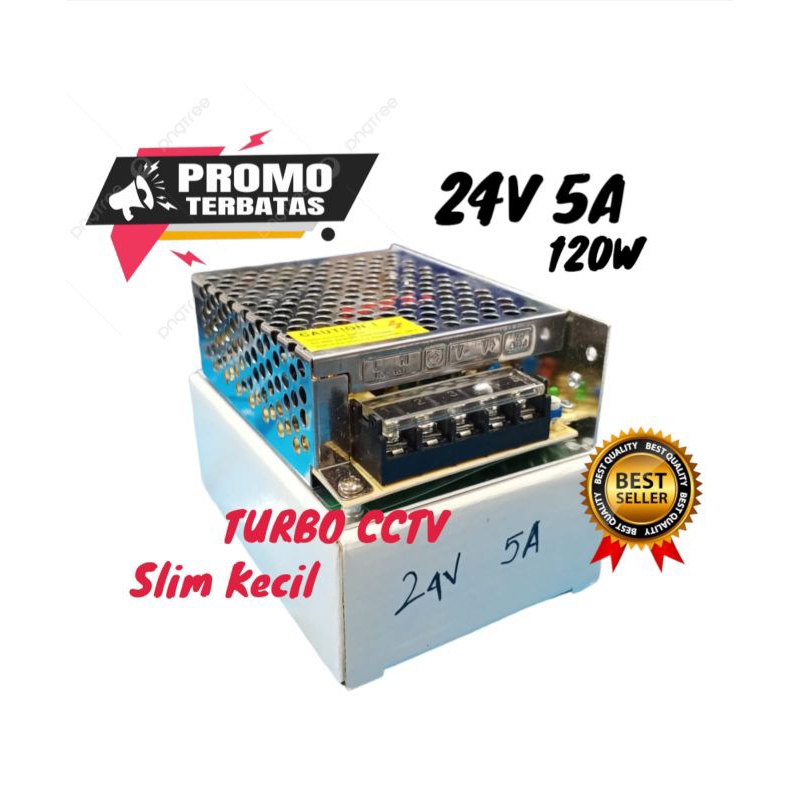 Jual Switching Power Supply PSU 24V 5A High Quality, 24 Volt 5 Ampere Jaring Adaptor SMPS ...