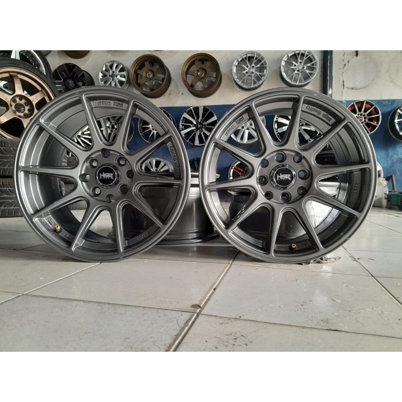 Jual Velg Bekas Shinjuku Ring 15 Lebar 7/8 Et 35/30 Lubang 4x100/114 cocok di jazz yaris vios ...