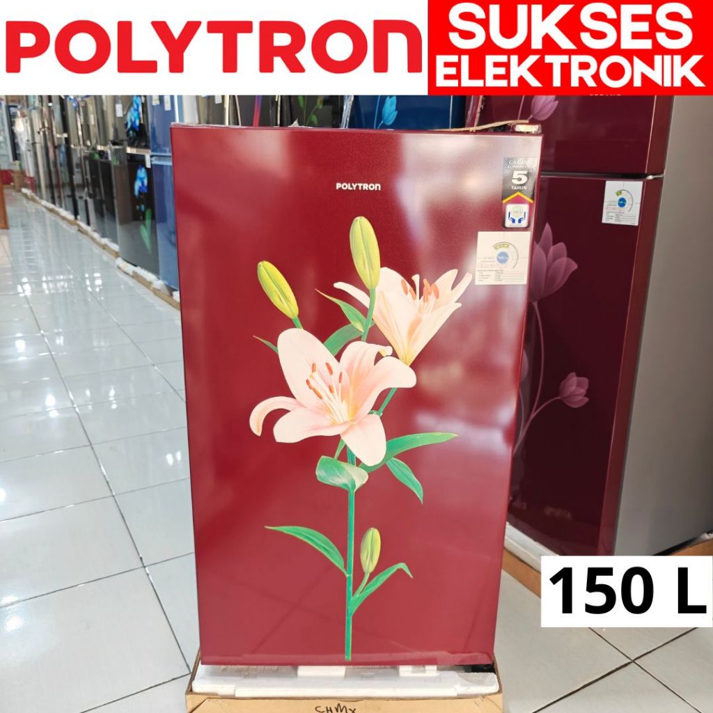 Jual KULKAS POLYTRON PRB-157 1 PINTU 150L / LEMARI ES 150 LITER L ...