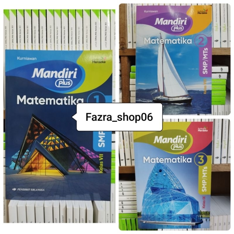 Jual NEW & ORI Buku Mandiri Plus Matematika smp mts kelas 1 7 VII, 2 8 VIII, 3 9 IX Kurikulum ...