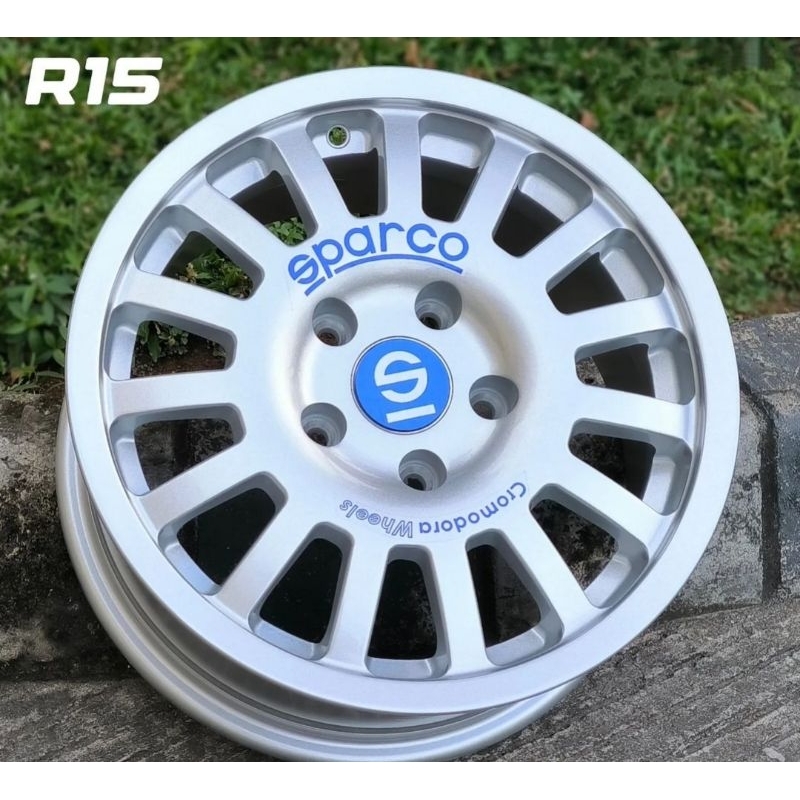 Jual velg mobil ring 15 SPARCO RALLY PCD 5X114,3 velg racing mobil r15 ...