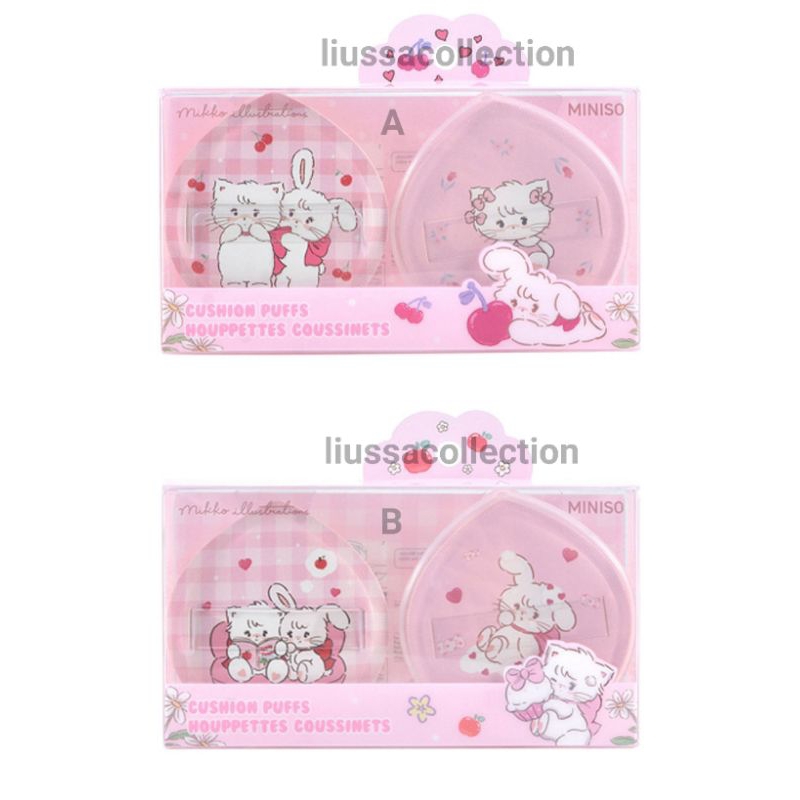 Jual Makeup Puff Miniso - Mikko Collection Large Cushion Puffs (2 pcs ...