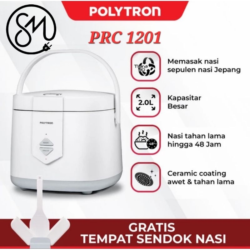 Jual Magic com Polytron PRC-1201 Rice cooker Donabe 3D Heating 2 liter ...
