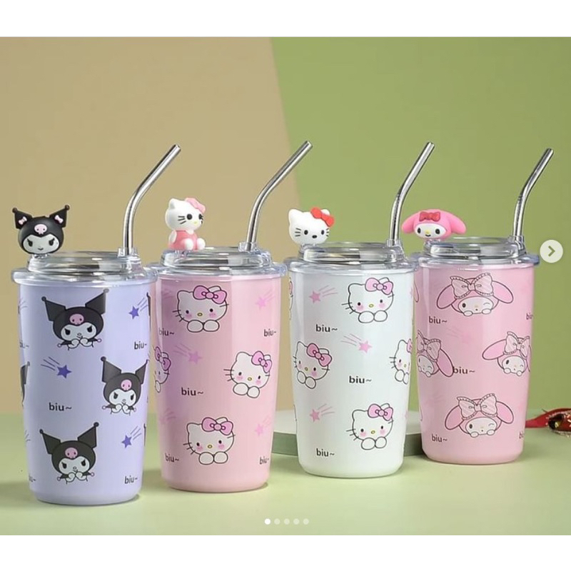 Jual Botol Minum Anak Stainless Steel Sanrio 450ML Vacuum cup dengan ...