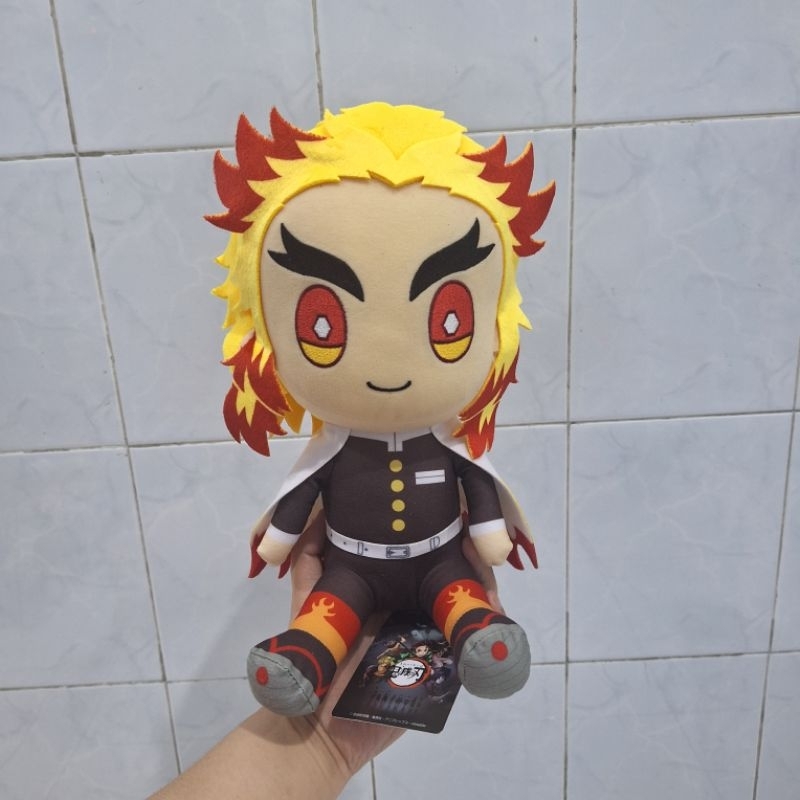 Jual Kimetsu no Yaiba Demon Slayer Rengoku Kyojuro BIG Plush Doll FURYU ...