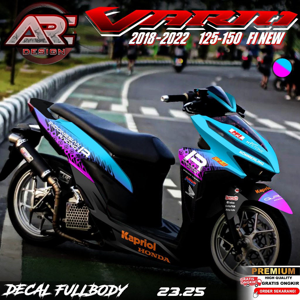 Jual (COD) TERBARU Decal Sticker Honda Vario New 125 150 Full body - Stiker Skotlet Variasi ...