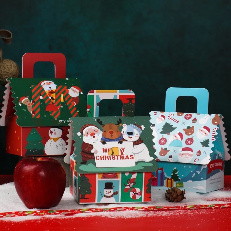 Jual BOX PACKAGING COOKIES NATAL box kue christmas cake hampers natal ...