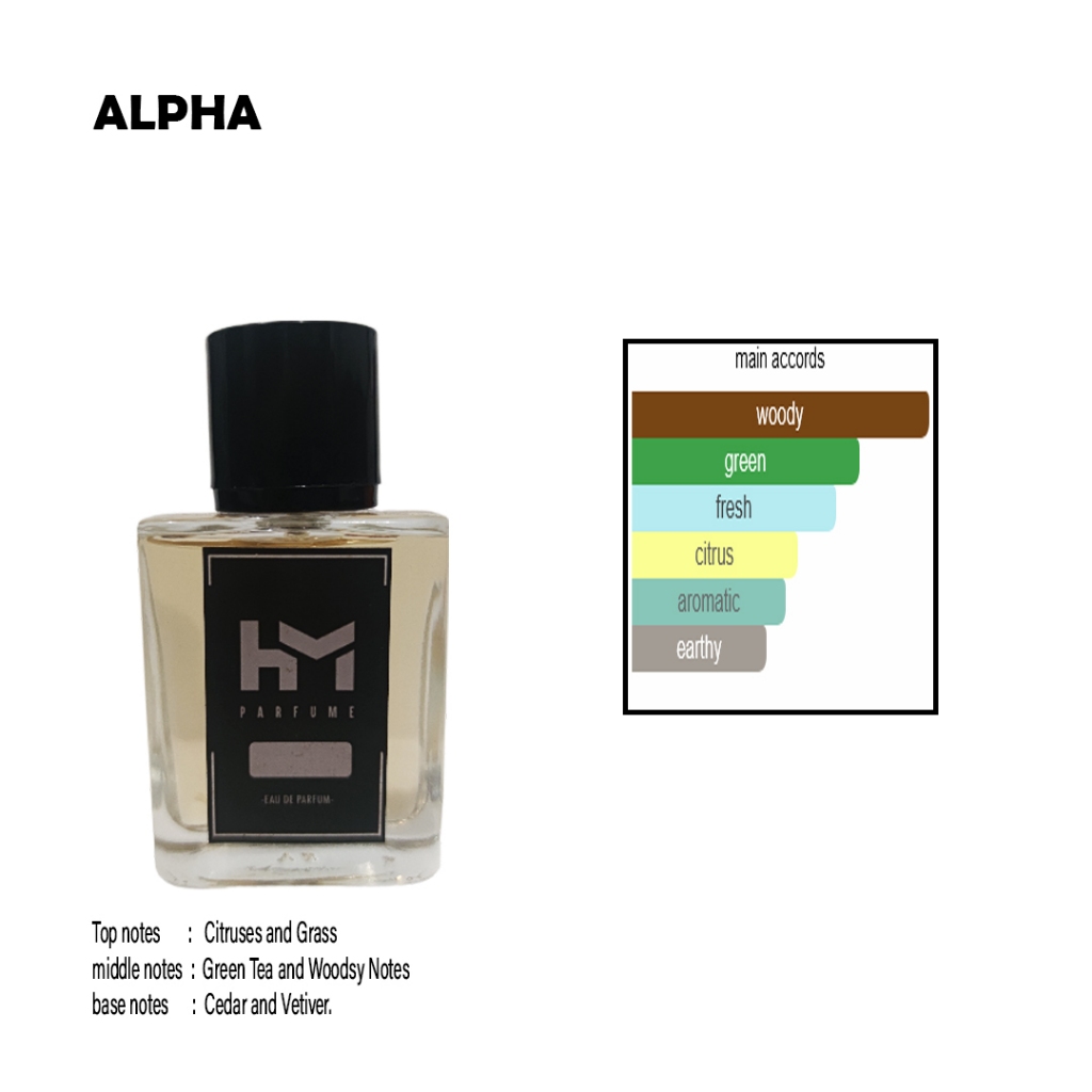 Jual HMNS ALPHA (unisex) Parfum Pria Tahan Lama Inspired By HM Perfume ...