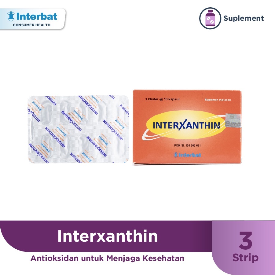 Jual Interxanthin 30 Tablet - Astaxanthin 4 mg - Antioksidan Untuk ...