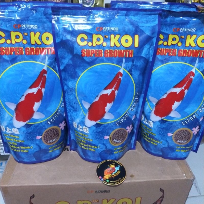 Jual Pellet KOI Pellet CP KOI SUPER GROWTH Pakan Koi Pellet C P KOI ...