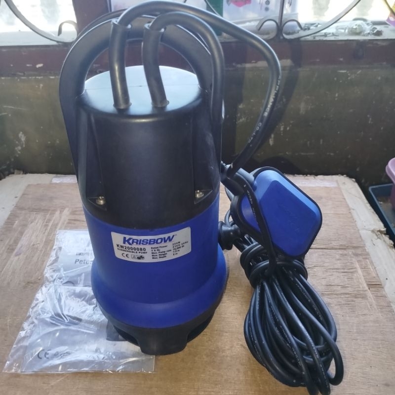 Jual KRISBOW POMPA CELUP KOLAM AIR KOTOR / SUBMERSIBLE PUMP Pompa Celup ...