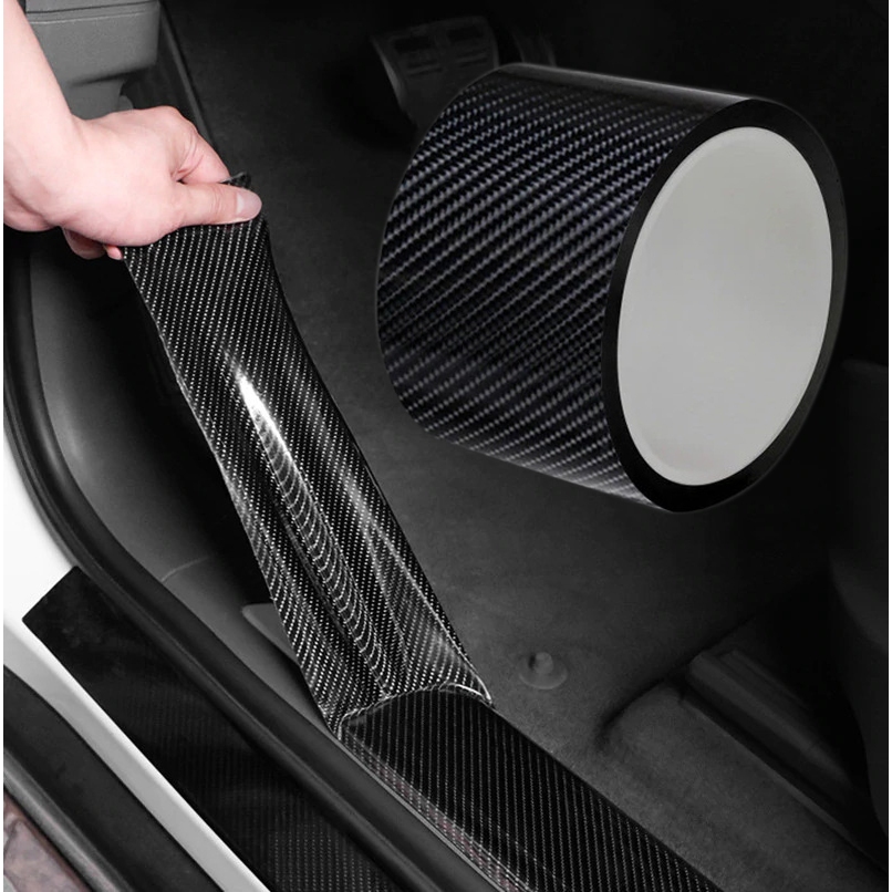 Jual Stiker Pelindung Mobil Carbon Fiber Car Wrap Vinyl 3M 7cm Pasang ...