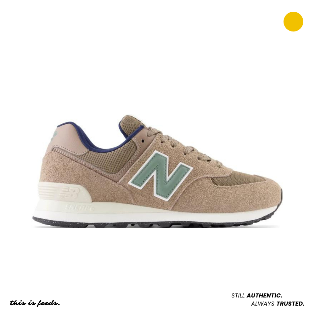 Jual New Balance 574 'Brown' - (U574SBB) | Shopee Indonesia