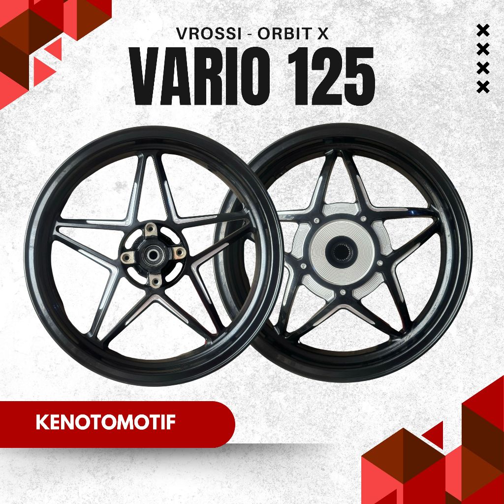Jual VRossi Velg Palang 5 Bintang Copy KingSpeed Venom Orbit X - Vario ...