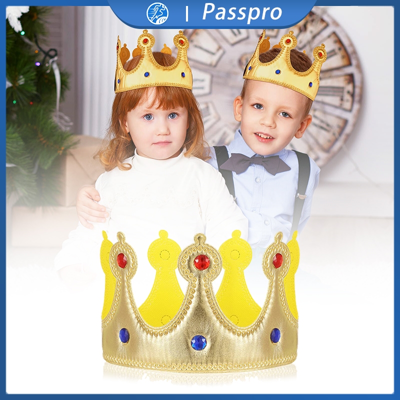 Jual Mahkota Ratu Dan Raja Soft King Crown Kostum Halloween | Shopee ...