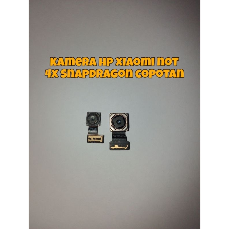 Jual Kamera hp xiaomi not 4x Snapdragon depan belakang, original ...
