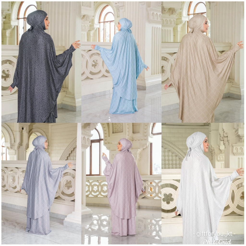 Jual Buttonscarves Lacorde Prayer Robe Mukena Fashion Muslim Ibadah ...
