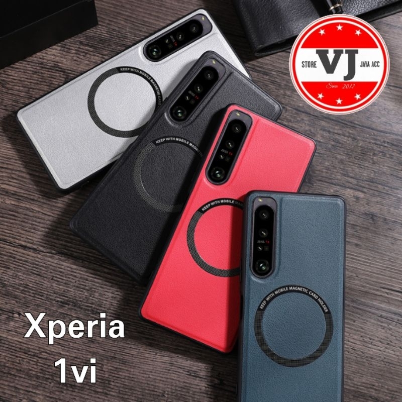 Jual Sony Xperia 1 Mark VI Leather Case Magnetic Xperia 1vi 6 | Shopee ...