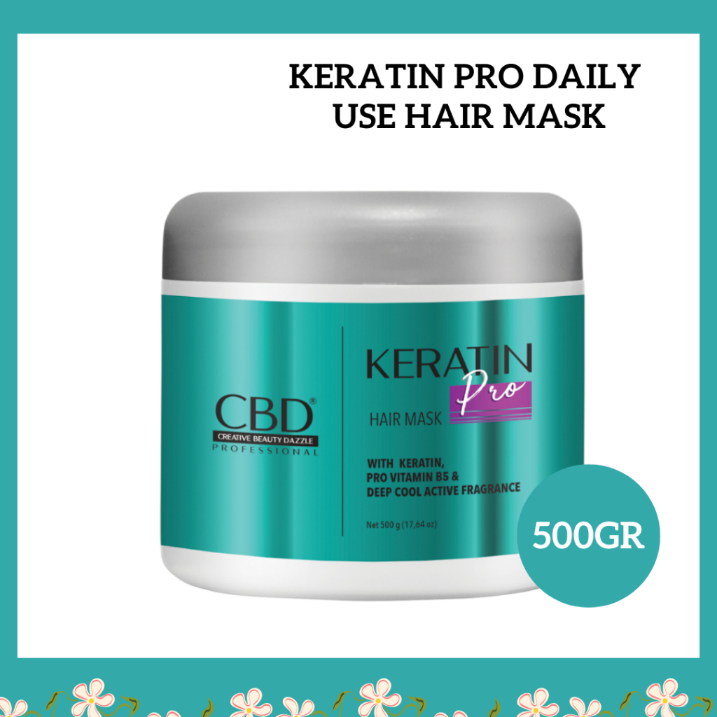 Jual CBD Professional Keratin Pro Daily Use Hair Mask 500g / Masker ...