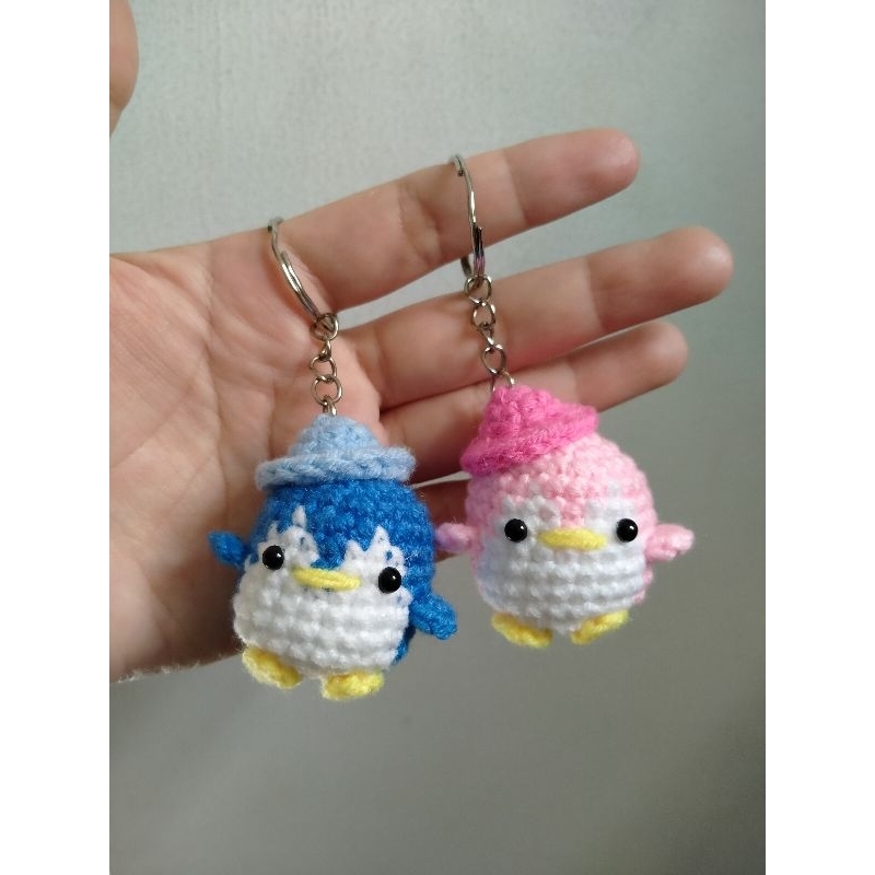 Jual GANTUNGAN KUNCI RAJUT KEYCHAIN CROCHET HANDMADE BONEKA RAJUT AMIGURUMI PINGUIN | Shopee ...