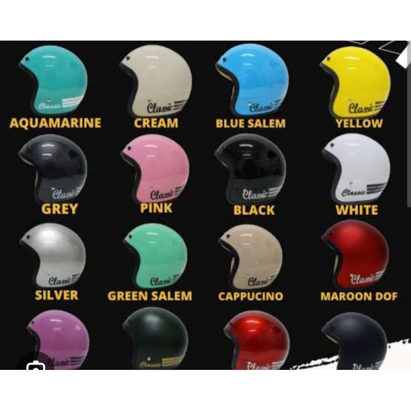 Jual helm warna standart | Shopee Indonesia