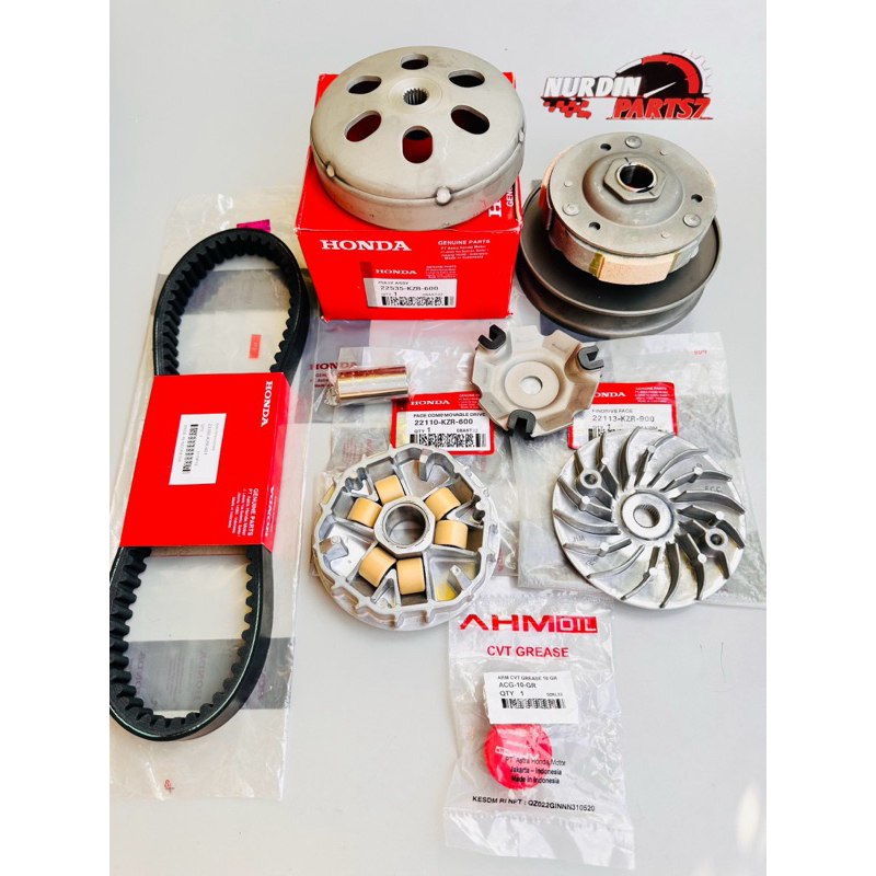Jual Paketan pully set Assy Cvt Komplit Vario 125 Fi old 2012-2015 KZR ...
