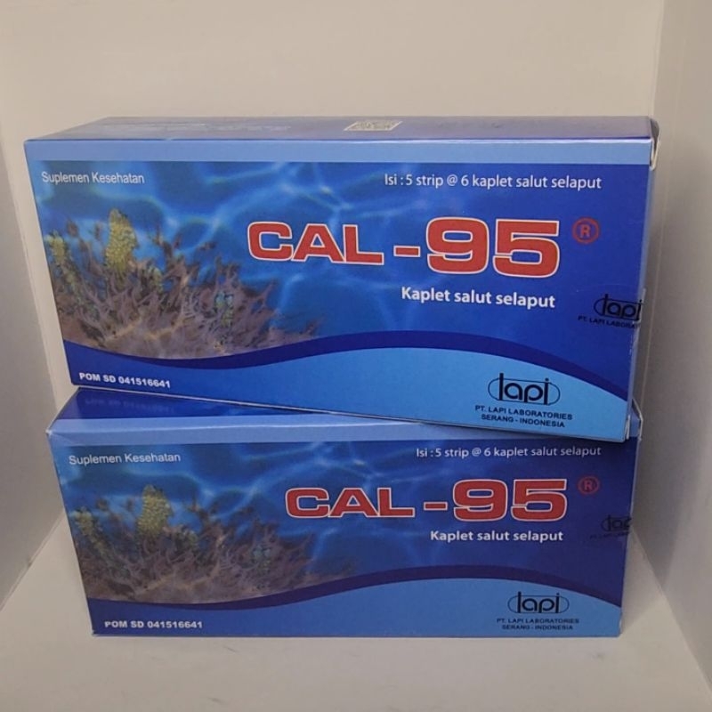 Jual CAL 95 Tablet / suplemen kalsium untuk membantu kesehatan tulang ...