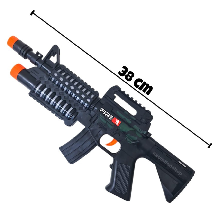 Jual Thunder Gun mainan pistol anak senjata army mainan tembakan ...