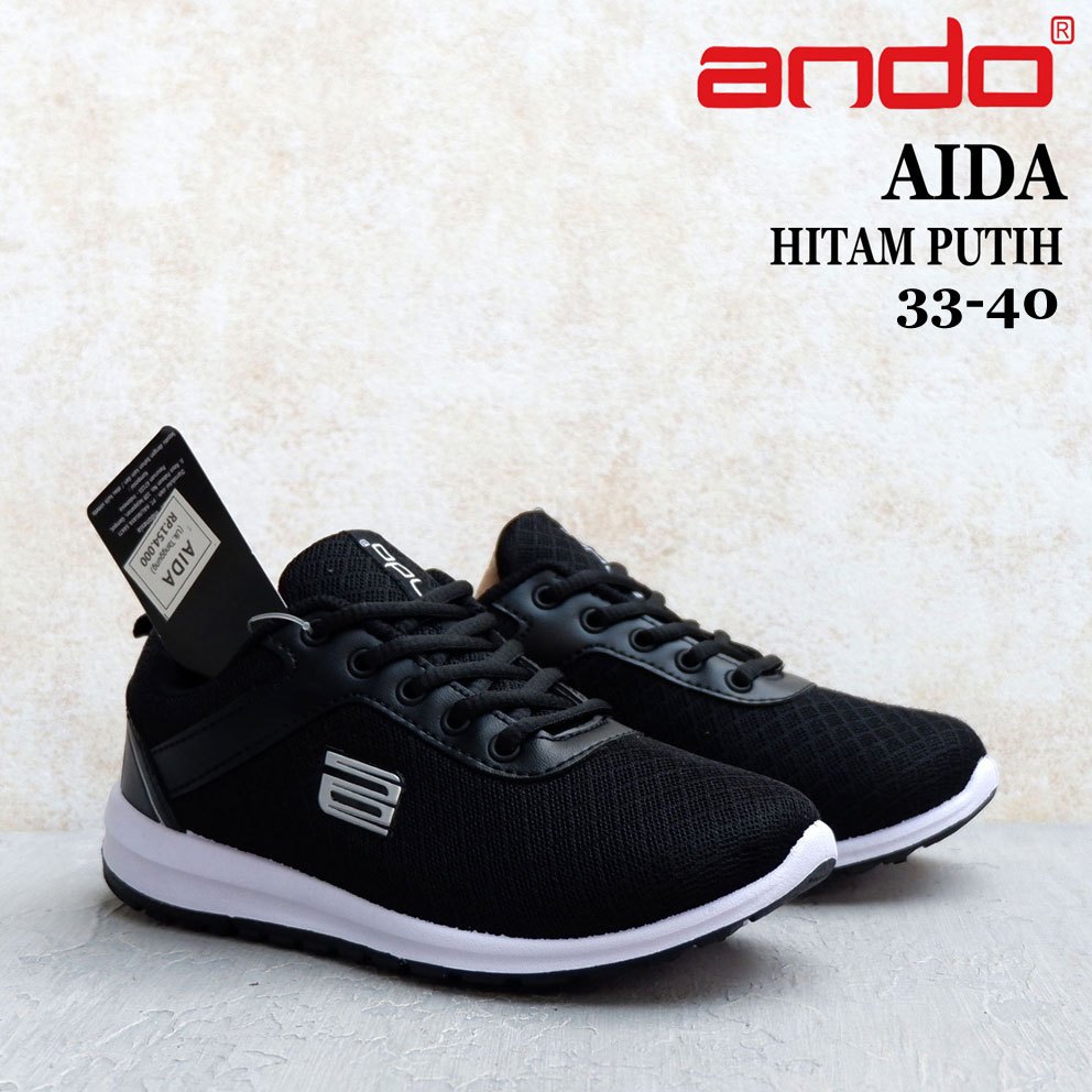 Jual Sepatu Sekolah ANDO - size 33-36 - REBECCA / AIDA / ZORA / SAGA ...