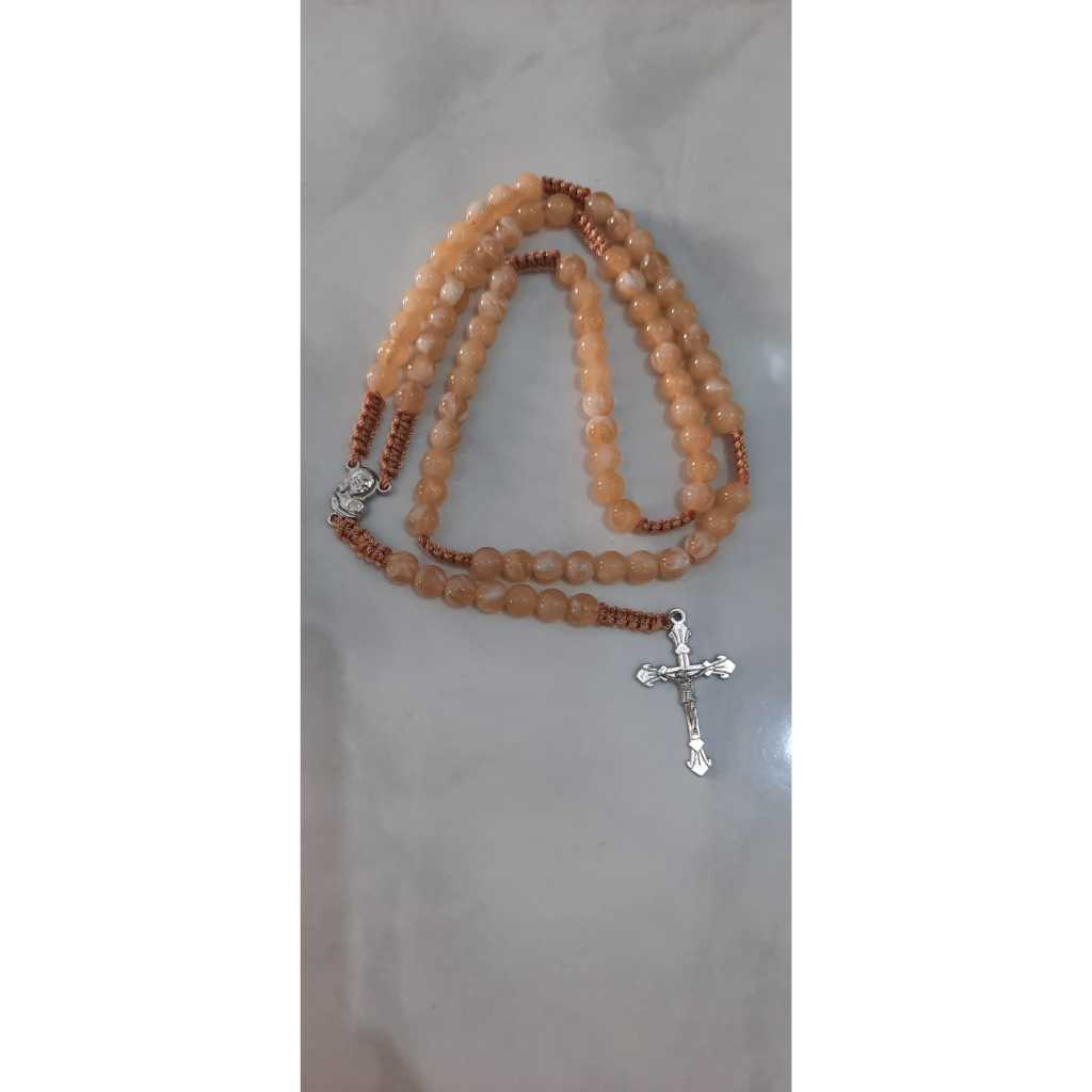 Jual KALUNG ROSARIO 77 BAPA KAMI TALI MANIK KACA RETAK | Shopee Indonesia