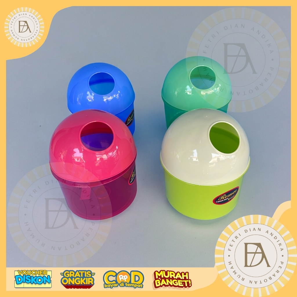 Jual Tempat Tisu Romeo Bulat / Tempat Tisu Bulat Plastik | Shopee Indonesia