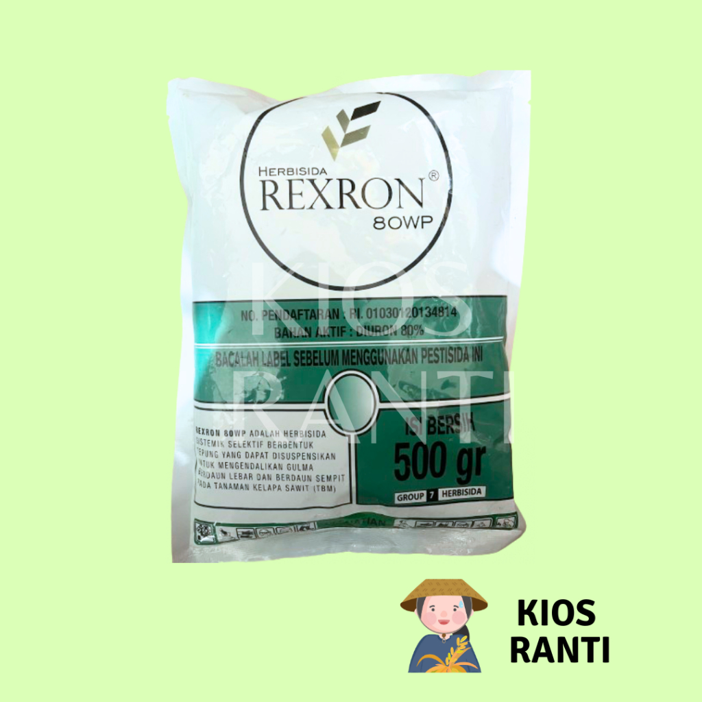 Jual REXRON 80 WP 500GR (BAHAN AKTIF DIURON 80%) Herbisida Lulangan dan ...