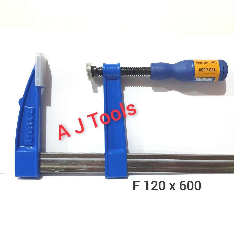 Jual KLEM / CLAMP F 120 X 600 BENZ ALAT PENJEPIT KAYU 60 CM | Shopee ...