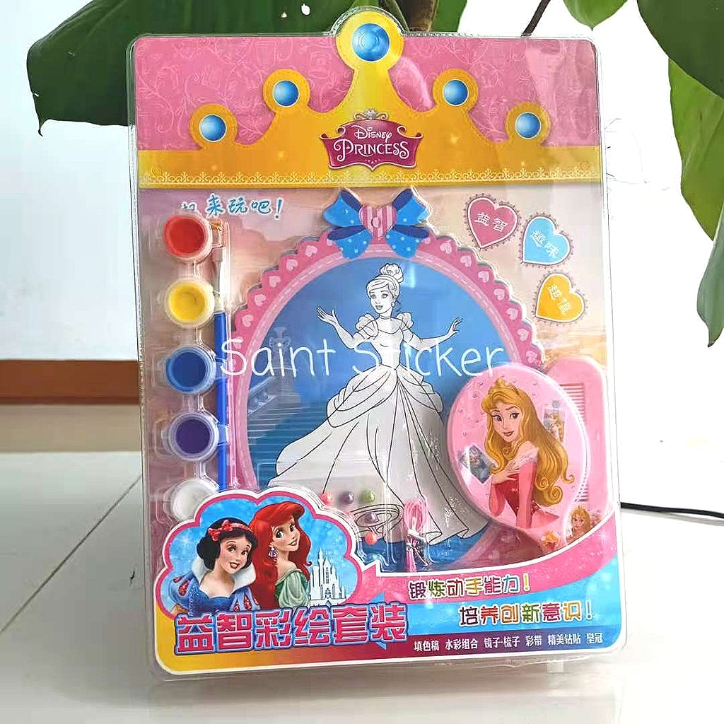 Jual Kanvas Lukis Drawing Canvas Cat Air Sisir Cermin Anak Karakter ...