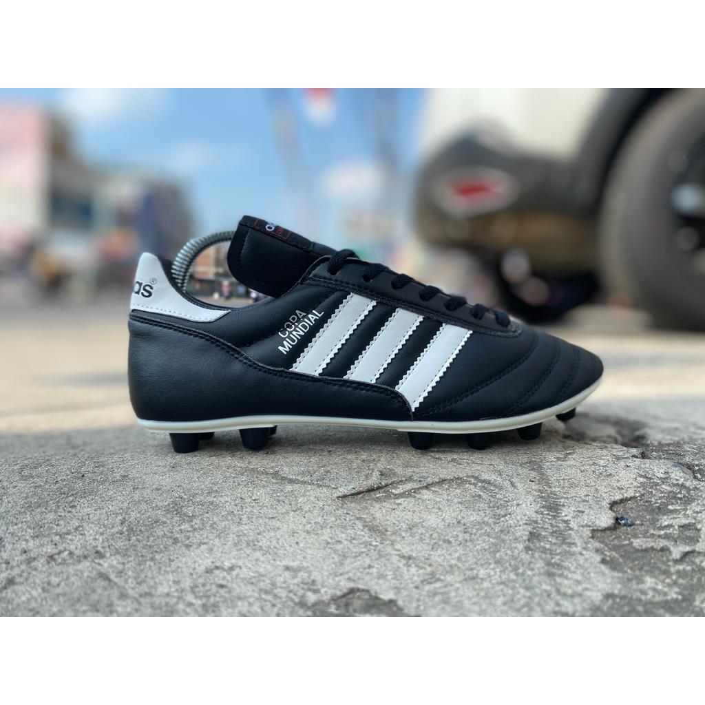 Jual Sepatu Bola Adidas Copa Mundial FG - Black White | Shopee Indonesia