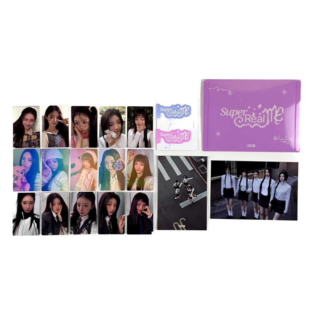 Jual [sharing] ILLIT 1st Mini Album - SUPER REAL ME Postcard/ Map ...