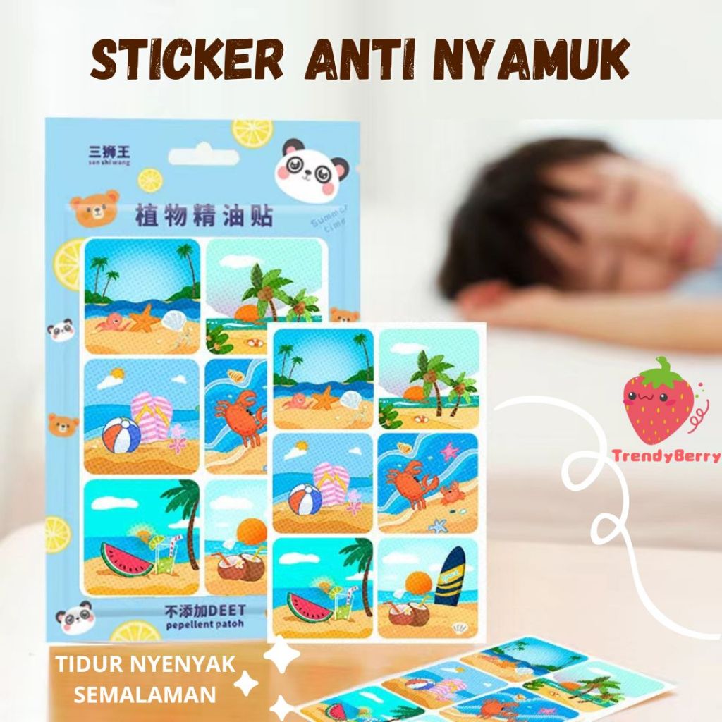Jual Sticker Stiker Anti Nyamuk Patch Pengusir Nyamuk dan Serangga ...