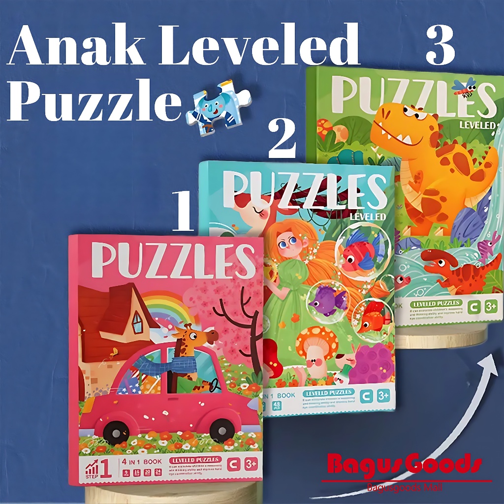 Jual Puzzle Magnet Anak 4 In 1 Mainan Edukasi Puzzle Anak Leveled ...