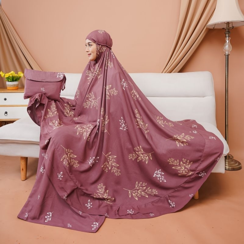 Jual Mukena Premium Mewah Elegan Terbaru Jumbo Rayon Adem Motif Bunga ...