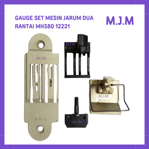Jual getset-Gauge Set Mesin jahit Jarum 2 Rantai MH380/Gaugeset Mesin ...