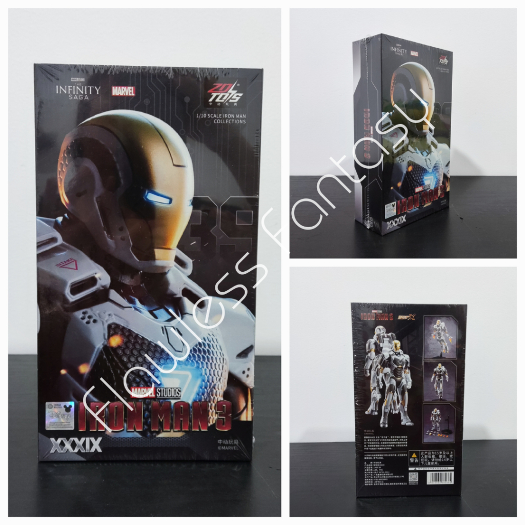 Jual ZD Toys Avengers Iron Man Ironman 3 Starboster Starboost Mark MK ...