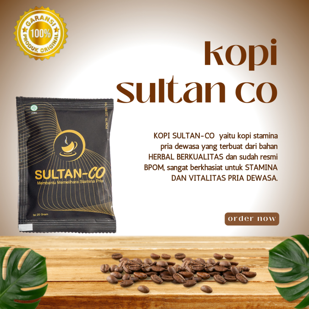 Jual Kopi Sultan Co - Kopi vitalitas pria - Murah, 100% Aman - 1 pcs | Shopee Indonesia
