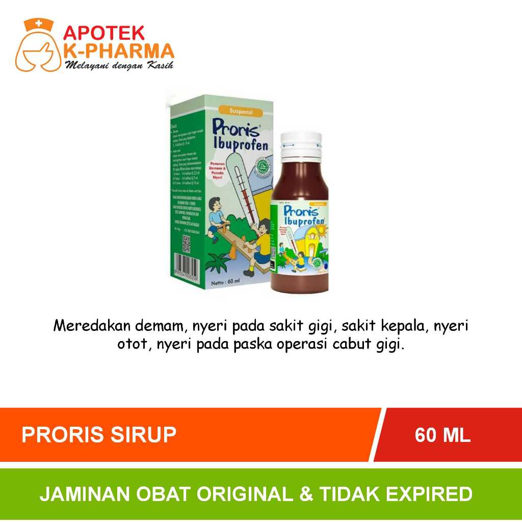 Jual Proris Sirup Isi 60ml Obat Original | Shopee Indonesia