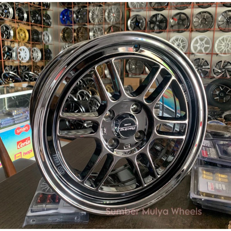 Jual velg R15 Rpf Black chrome by Jf luxury by request | Shopee Indonesia