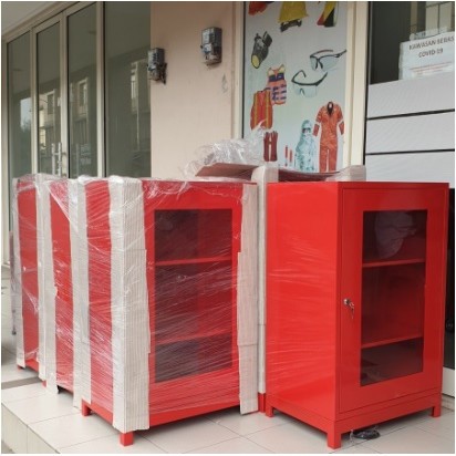 Jual Box APD Cabinet Ukuran 100 x 60 x 40 / Lemari APD 1 Pintu Full ...