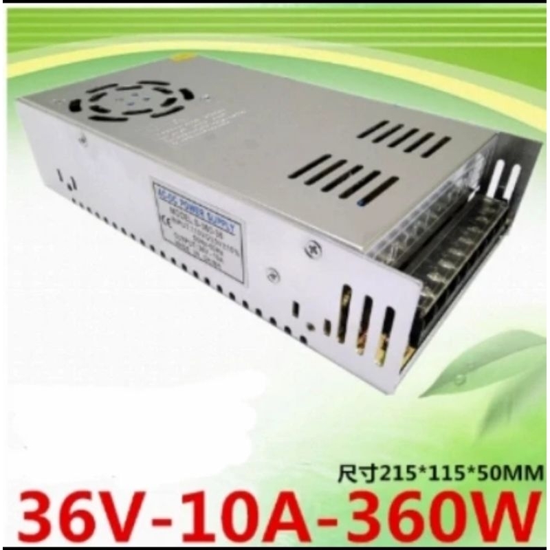 Jual ADAPTOR POWER SUPPLY PSU 10A 36V 110-220VAC SWITCHING ADAPTER HIGH ...