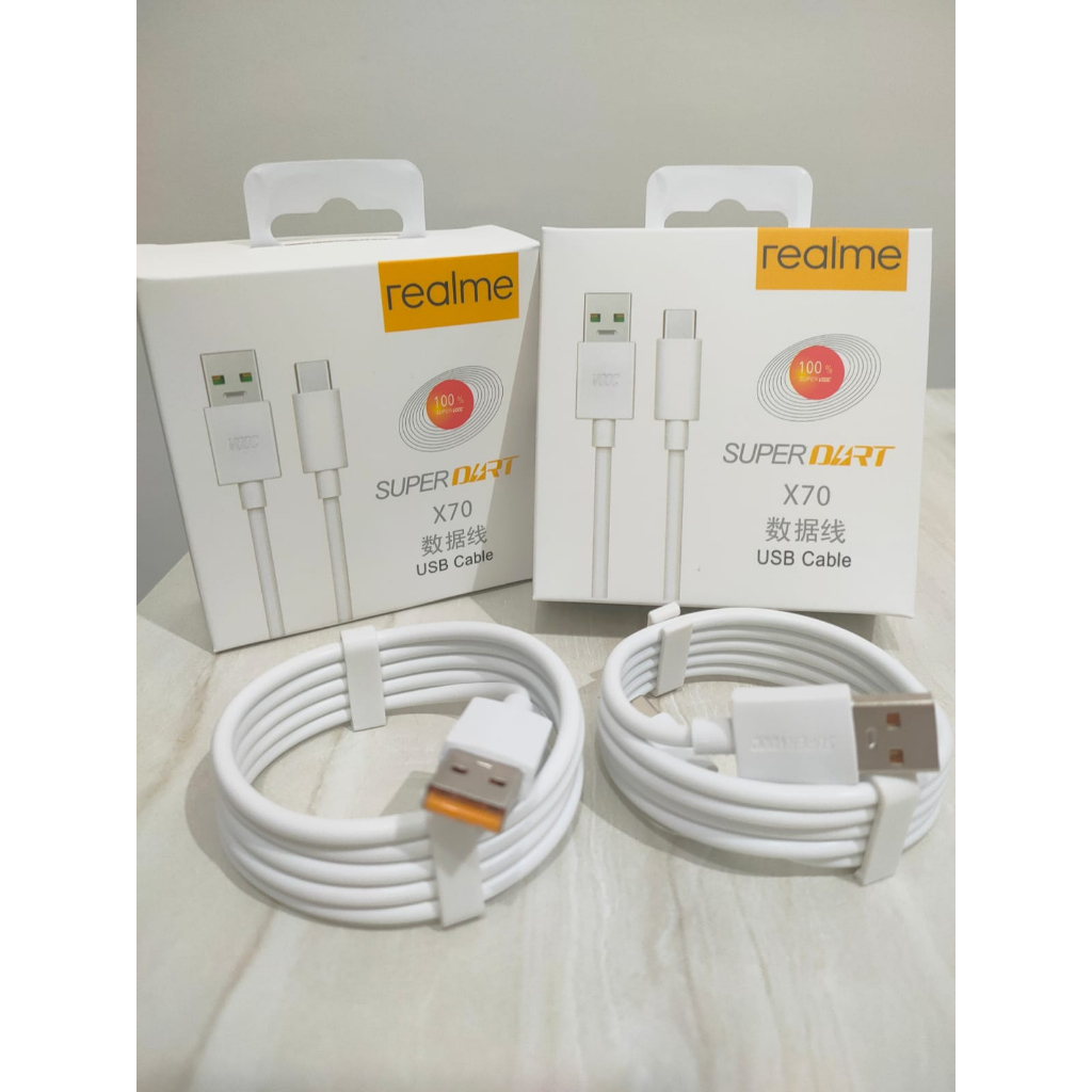 Jual KABEL REALME X70 SUPER DART MICRO & TIPE C tepsi type c | Shopee ...