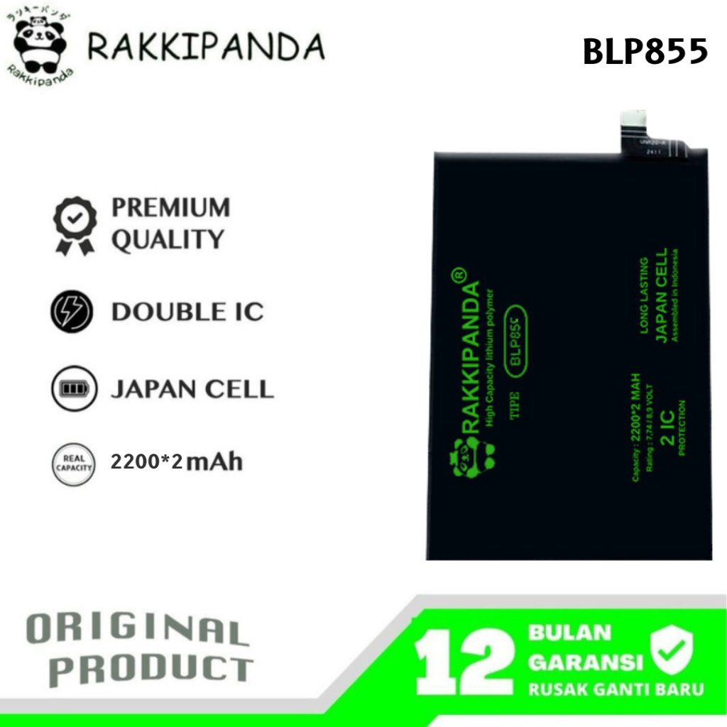 Jual RakkiPanda - BLP855 Reno 6 Pro / Reno 7 5G / Reno 8 5G Batre ...