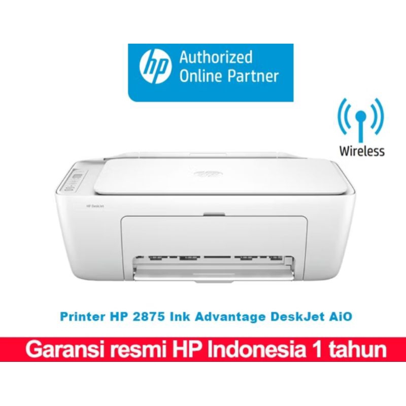 Jual Printer HP 2875 Ink Advantage Deskjet All In One Wireless Print Scan Coppy | Shopee Indonesia